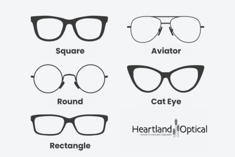 Best Glasses for Your Face Shape - Heartland Optical