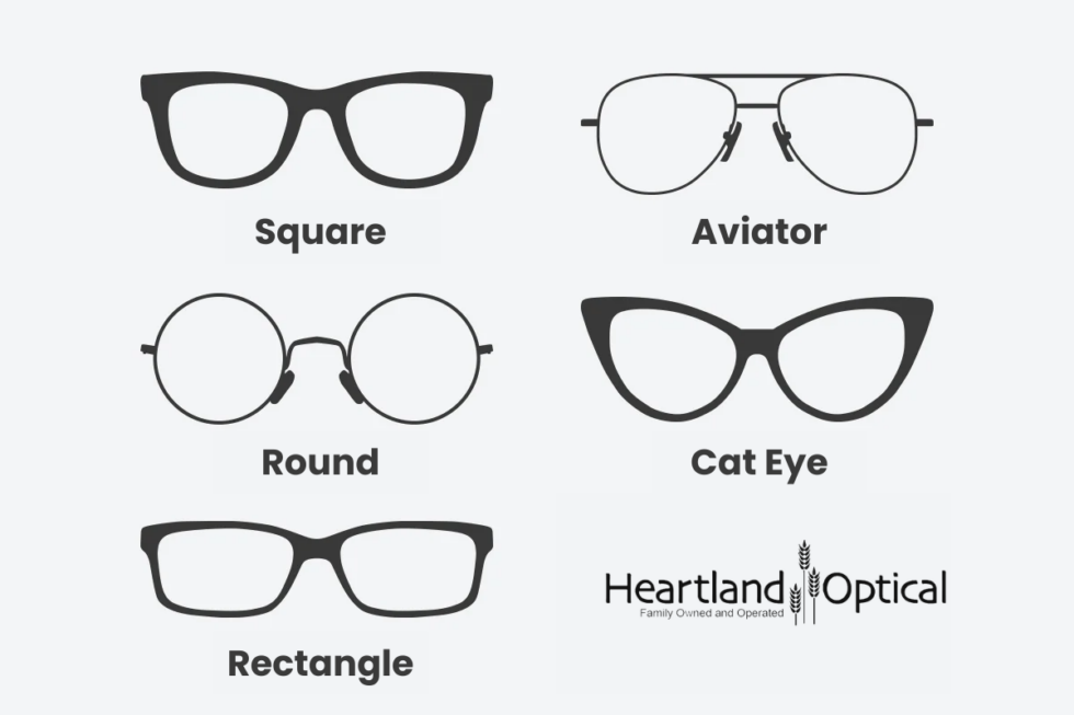Best Glasses for Your Face Shape - Heartland Optical
